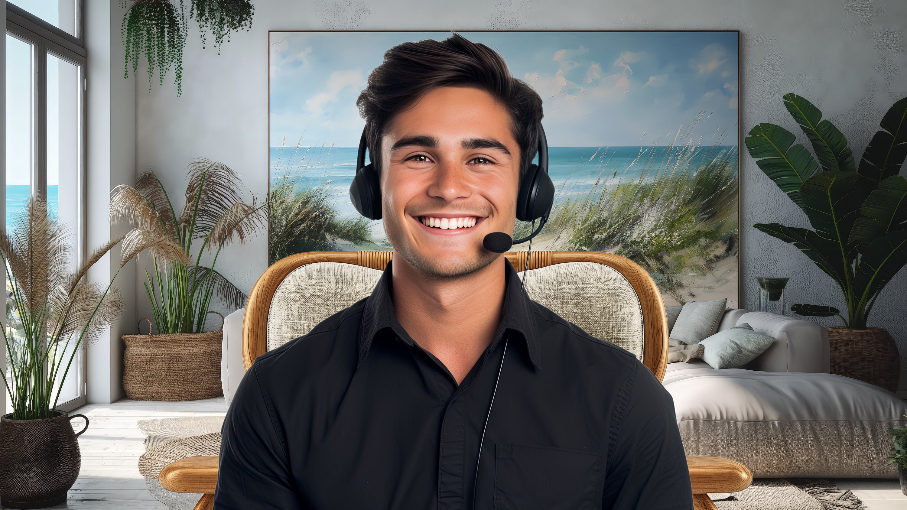 Calm Background Therapist Zoom Meeting Remote Therapy Microsoft Teams ...