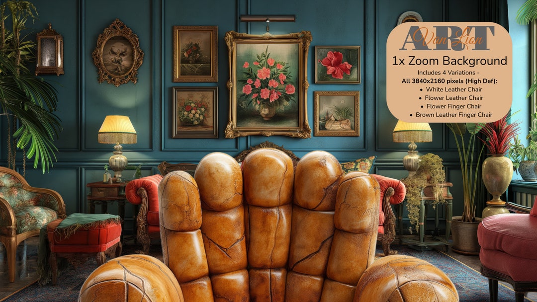 Classical Whimsical Background Bundle Unique Zoom Backgrounds Remote ...