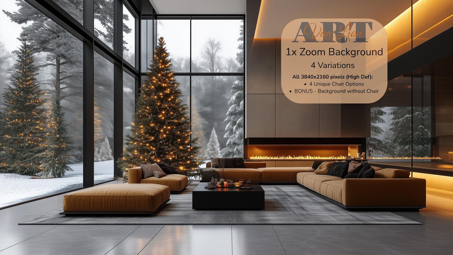 Holiday Zoom Backgrounds Winter Zoom Backgrounds Winter Scene ...