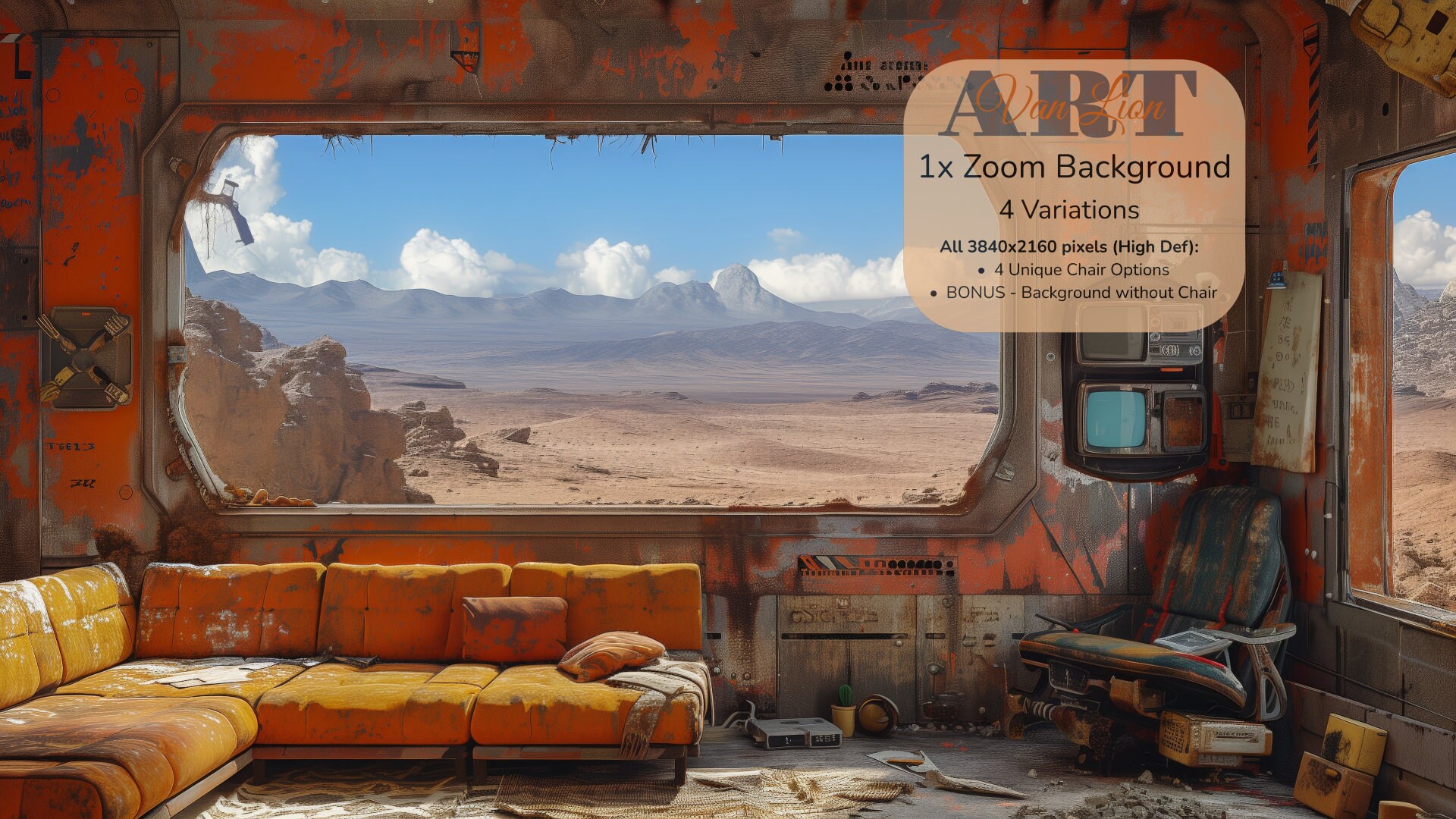 Desert Apocalyptic Zoom Background Zoom Meeting Microsoft Teams Funny ...