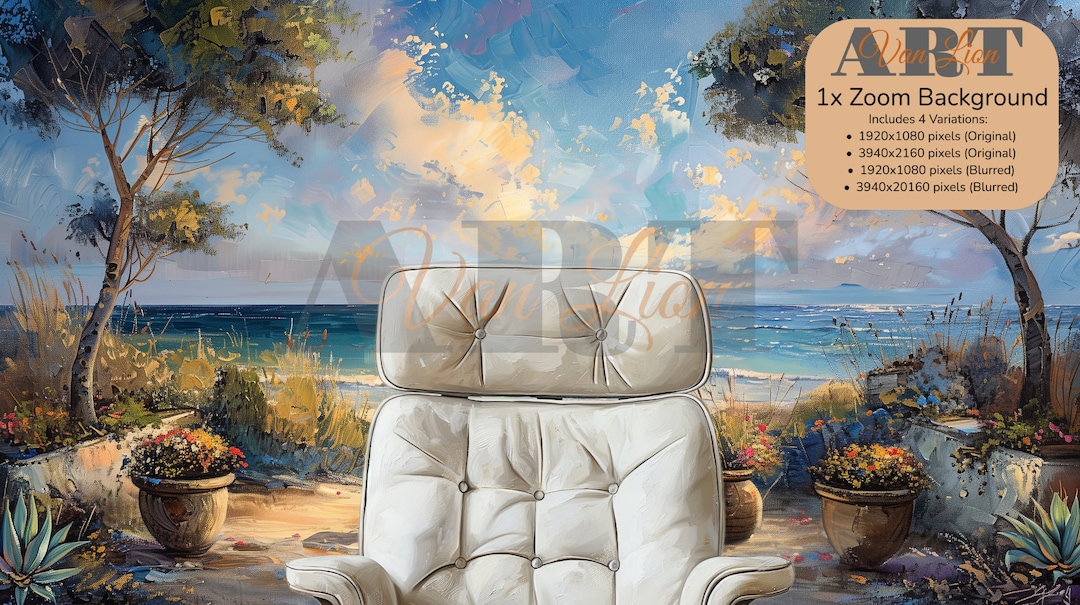 Beach Zoom Background Zoom Meeting Microsoft Teams Summer Background ...