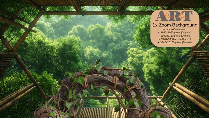 Jungle Background Zoom Meeting Microsoft Teams Funny Zoom Background ...