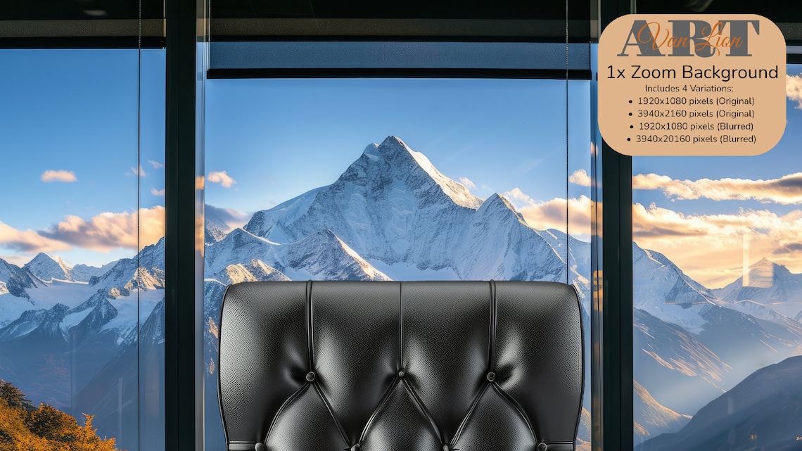 Mountain Zoom Background Cityscape Zoom Meeting Microsoft Teams Virtual ...