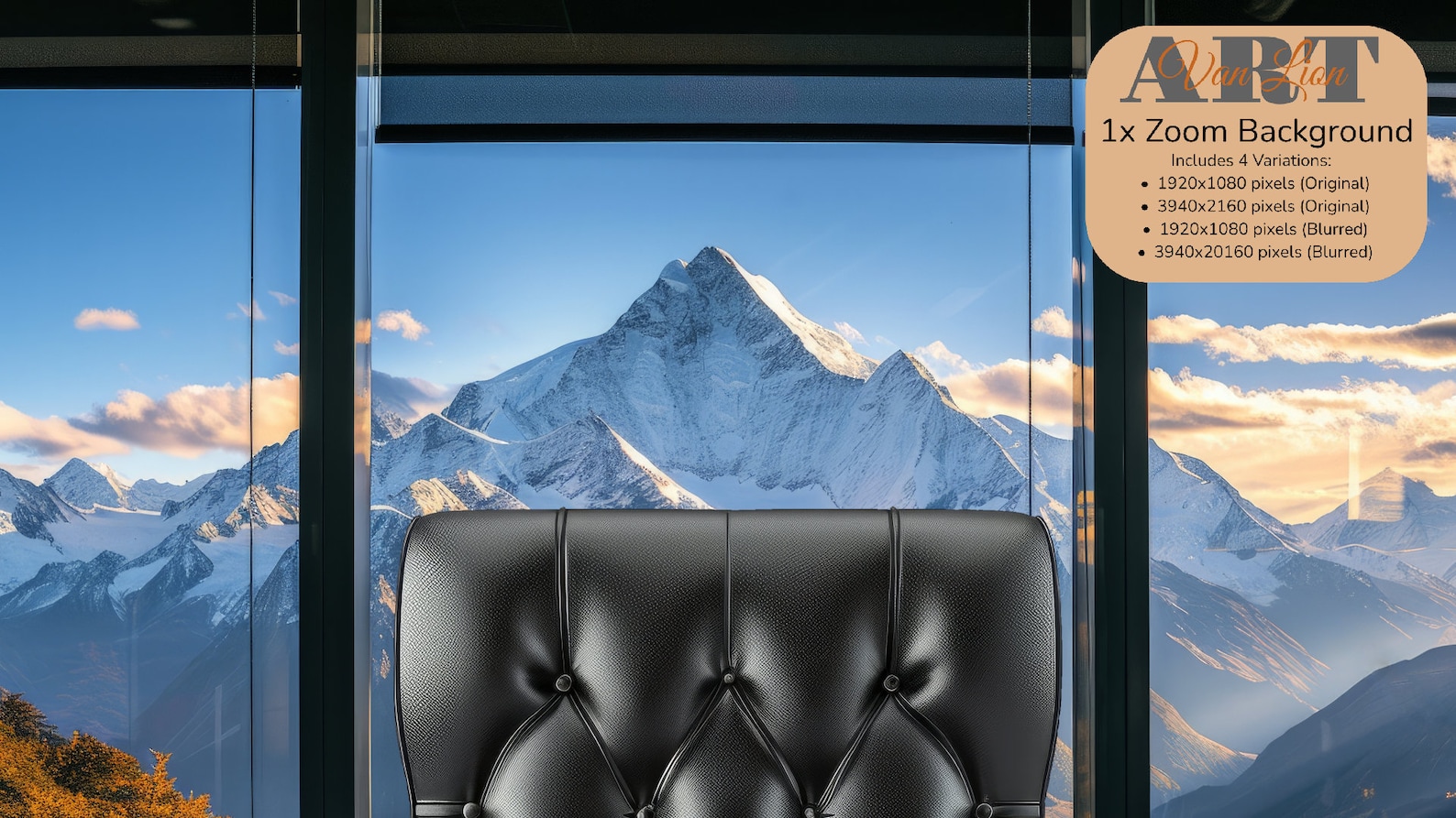 Mountain Zoom Background Cityscape Zoom Meeting Microsoft Teams Virtual ...