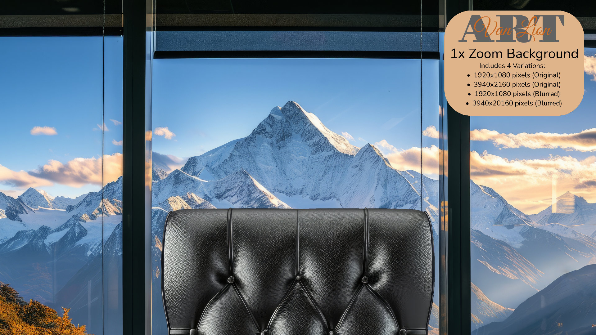 Mountain Zoom Background Cityscape Zoom Meeting Microsoft Teams Virtual ...