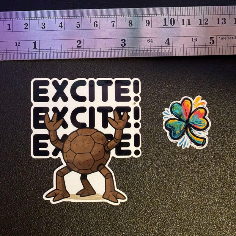 EXCITE! - Project Hail Mary - Rocky - Die-cut, Vinyl Sticker - Water ...