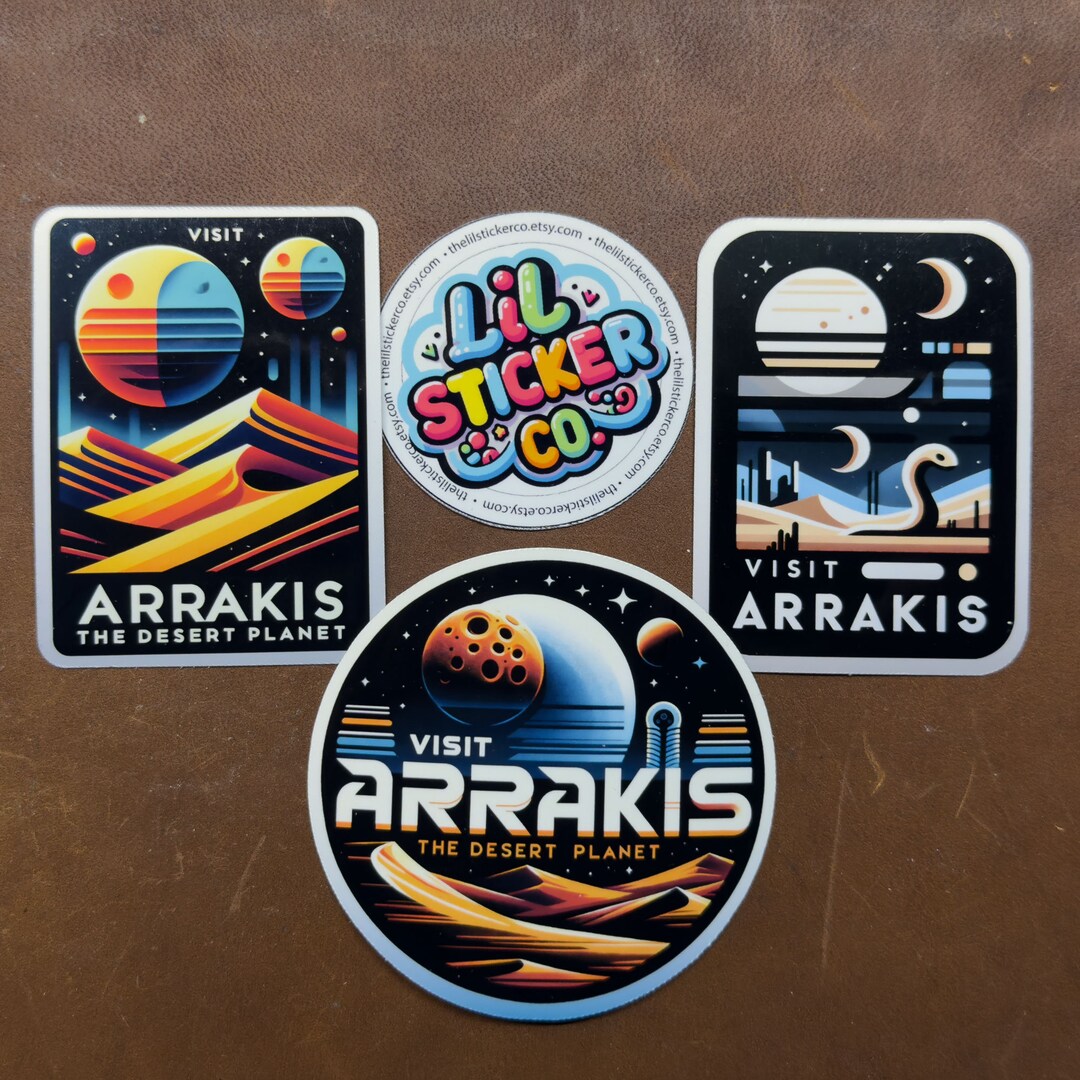 Arrakis Travel Sticker: Dune Planet Decal - Limited Edition - Etsy