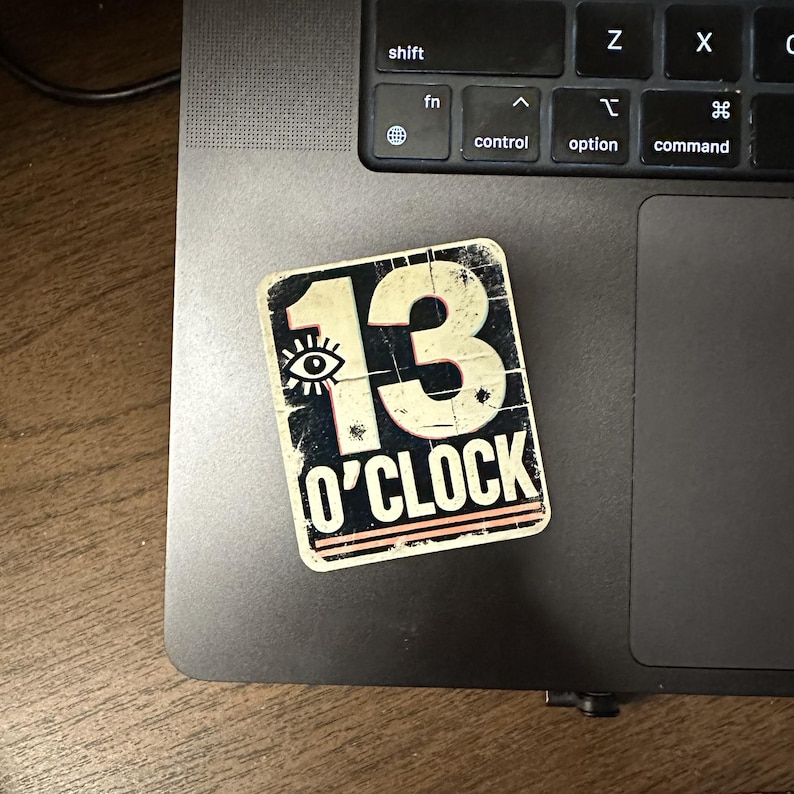 1984 Big Brother Doubleplusgood 13 O'clock Die-cut, Waterproof, Vinyl ...