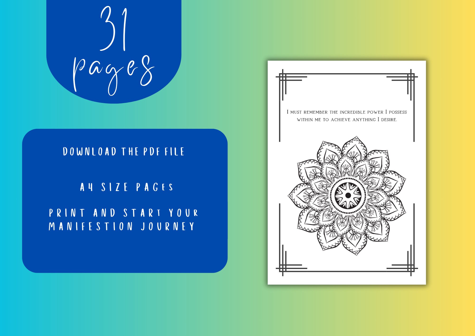 Affirmation Coloring Book,printable Coloring Pages,motivational Book ...