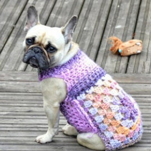 Granny Square Dog Vest - Etsy