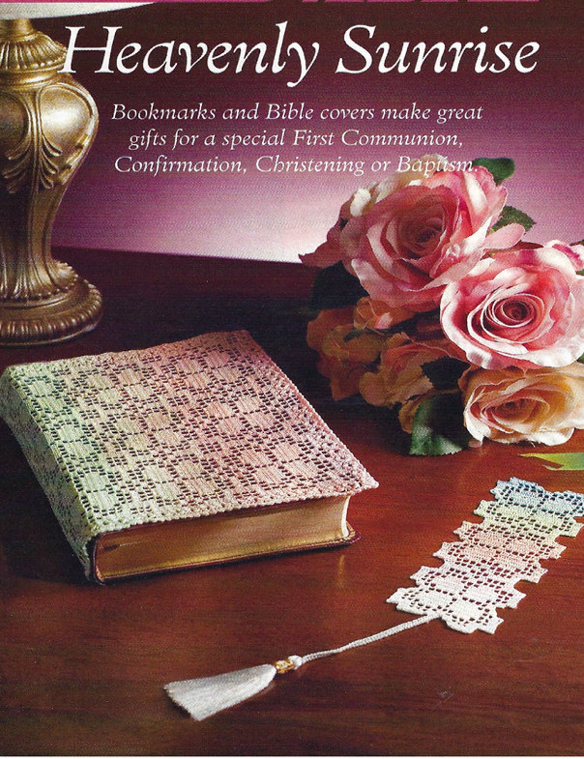 11 Religious Crochet Patterns, Beautiful Altar Cloths Filet Crochet ...