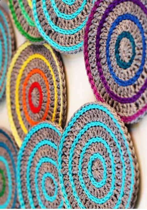 9 BUNDLE Coaster Beginners Easy Crochet Patterns Digital Patterns ...