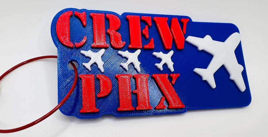Crew Member Luggage Tag - Etsy