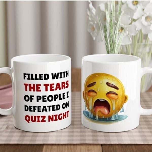 Mugs for Quiz Masters - Etsy