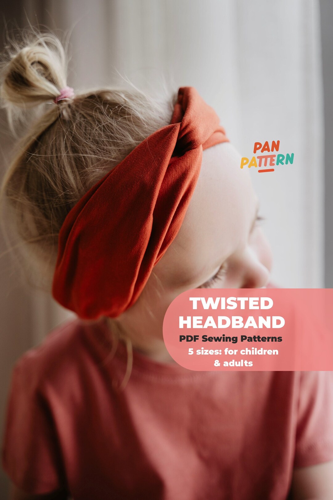 Twisted Headband PDF Sewing Pattern | for Kids and Adults | Instant Download - Etsy
