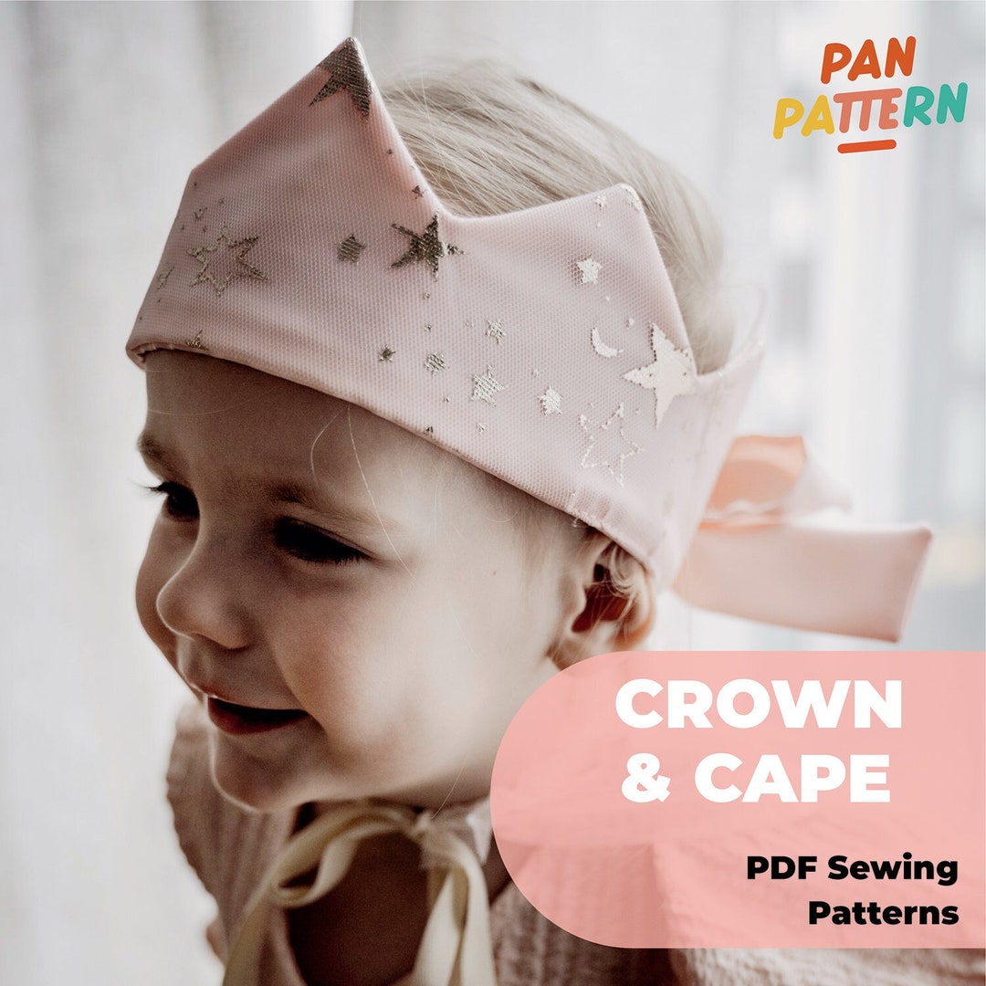 Crown and Cape Sewing Pattern PDF - Etsy