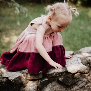 Colorblock Dress PDF Sewing Pattern | Boho Dress With Ruffles | Girl ...