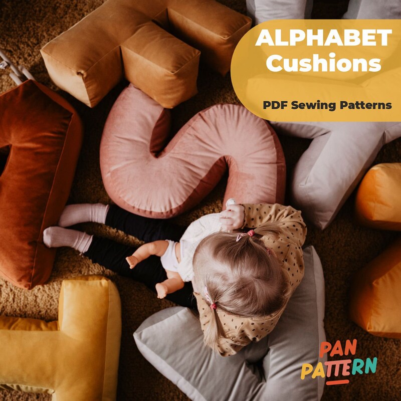 Alphabet Cushion - Etsy