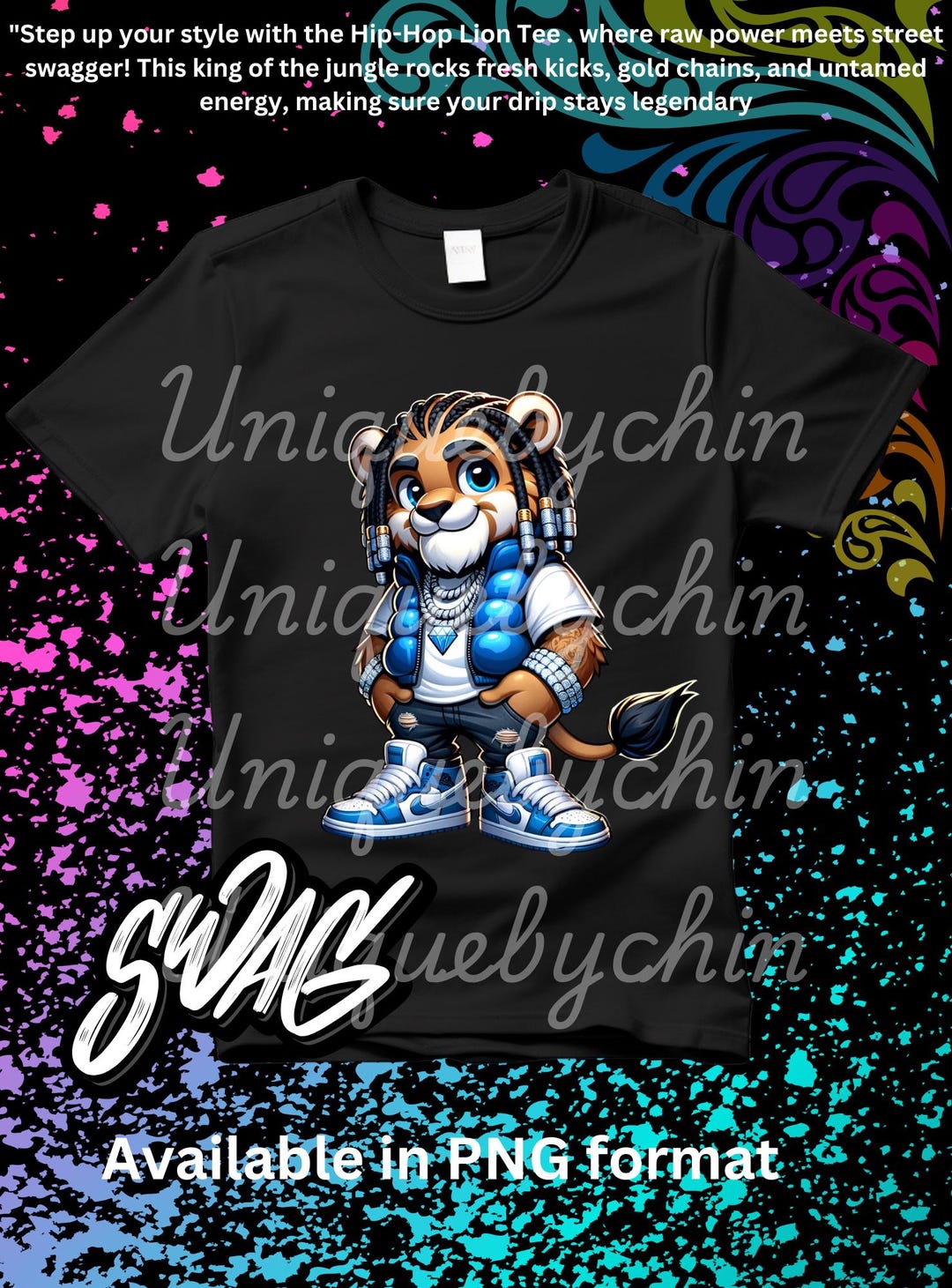 Dtf and Sublimation Lion Png File Only - Etsy