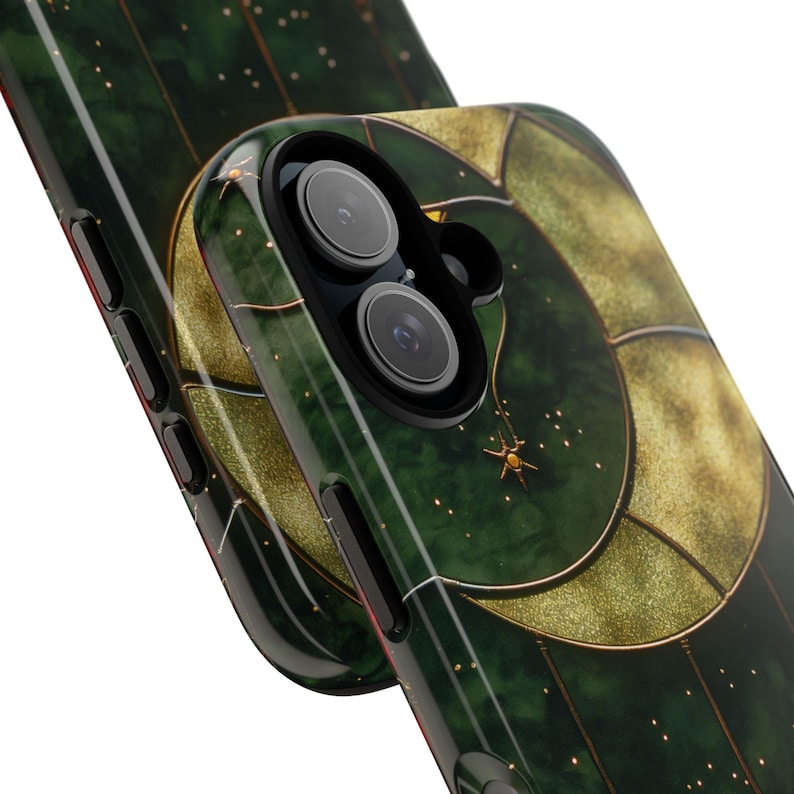 IPhone 17 Pro Max Tough Case Celestial Stained Glass Moon Design - Etsy