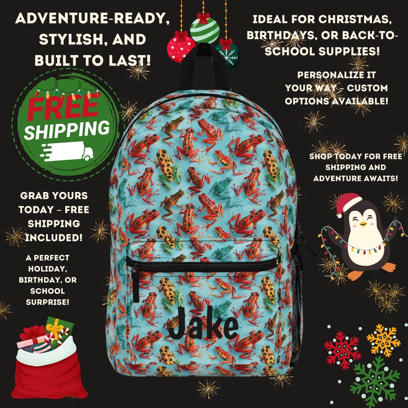 Frog Backpack - Etsy