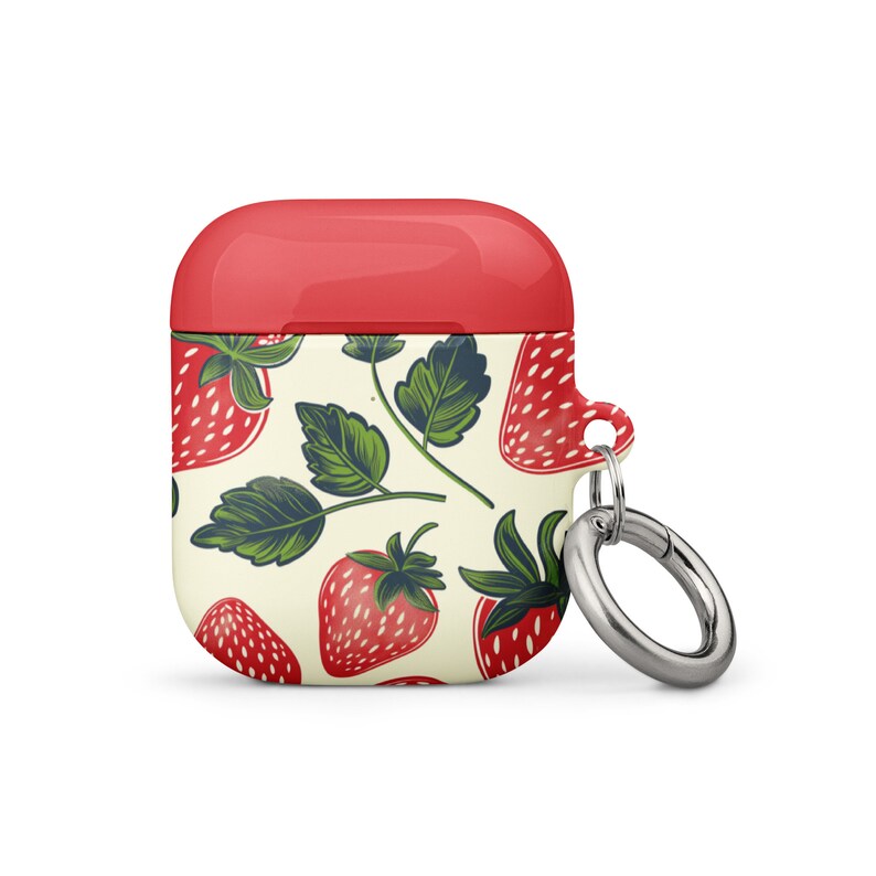 Strawberry Airpods Pro Case, Coquette Inspired, Fits 1st-3rd Gen, Coque ...