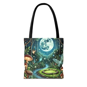 Mystical Woodland Tote Bag Fairycore Nature-inspired Gift for Nature ...