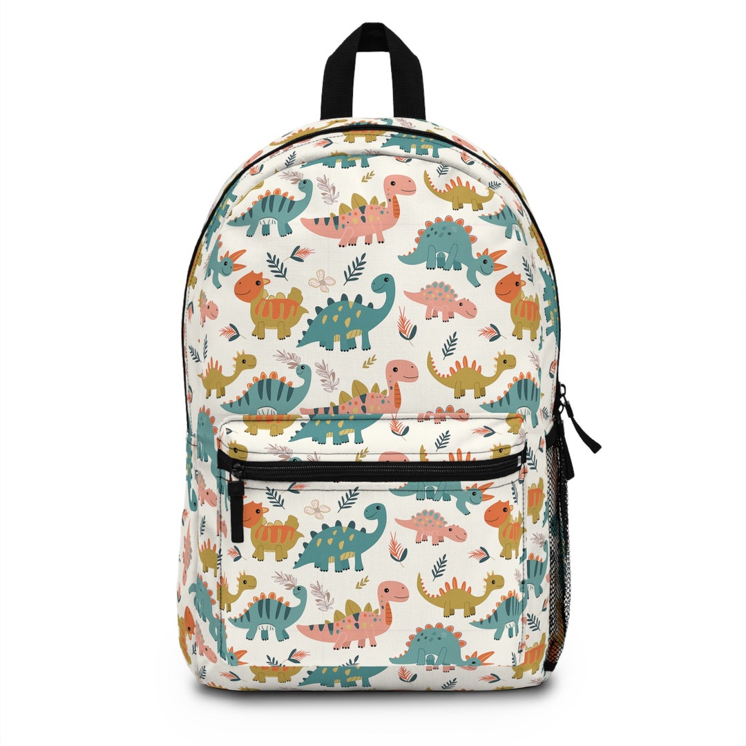 Dinosaur Kids Backpack Cute Dino School Bag Durable Daypack for Boys ...