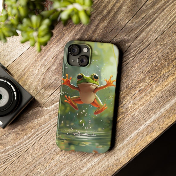 Frog Leap Phone Case - Etsy