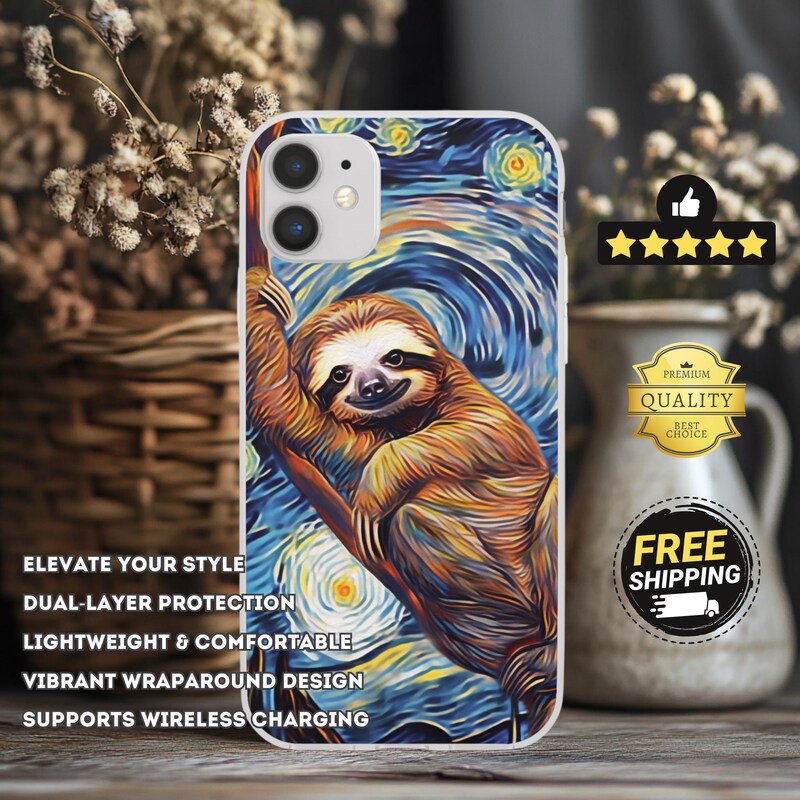 Sloth Phone Cases - Etsy