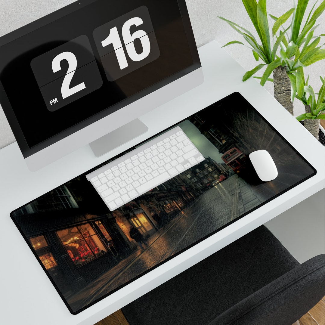 Edinburgh Cityscape XL Gaming Mousepad Aesthetic Desk Mat for Work ...