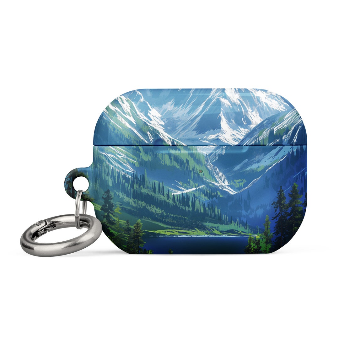 Rocky Mountain Scape Airpods Case Personalize Your Custom Design Fits ...