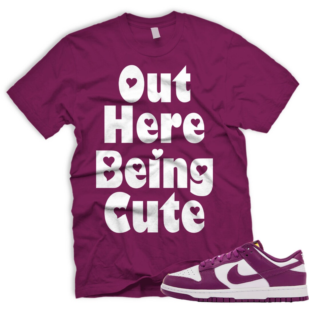 CUTE T Shirt to Match Wmns Dunk Low Viotech White - Etsy