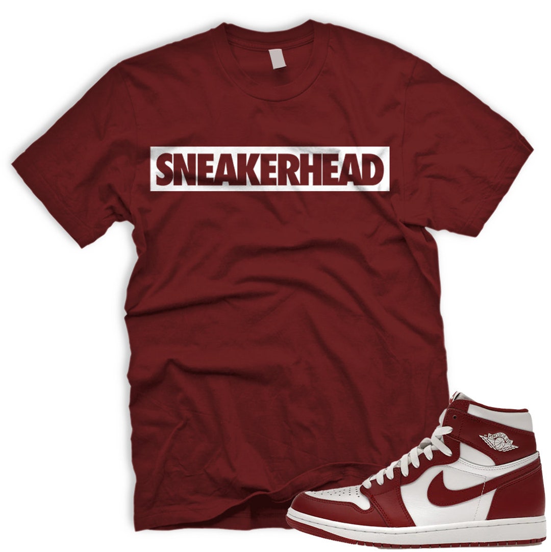 SNHD Air J 1 Artisanal Team Red OG Retro High White 2024 AJ 1 - Etsy