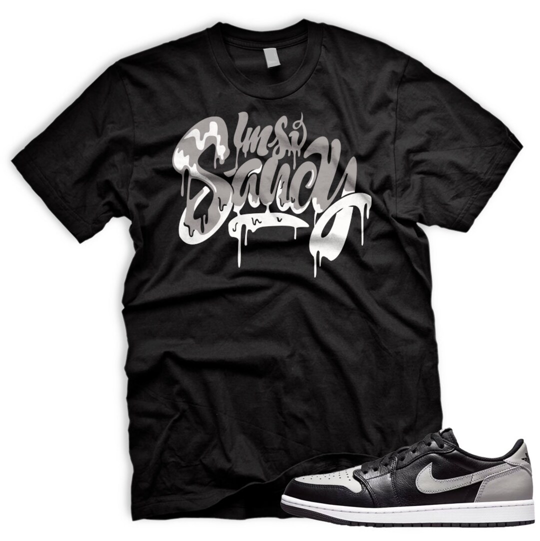 SAUCY Air J 1 Low OG Shadow Retro Medium Grey Black White 2024 AJ 1 - Etsy
