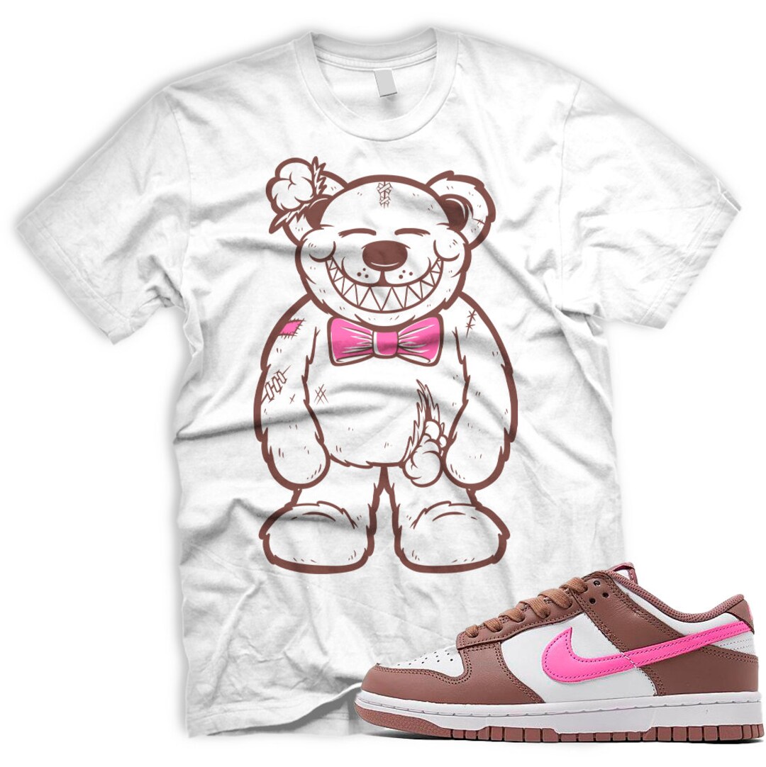 TED T Shirt to Match Retro Dunk Smokey Mauve Playful Pink White Brown ...