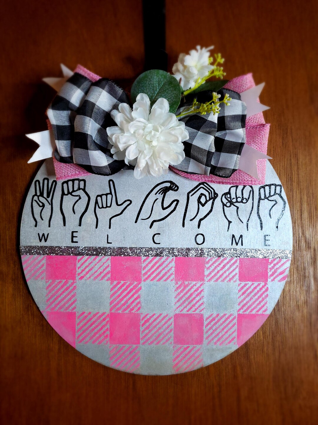Sign Language Welcome Sign - Etsy