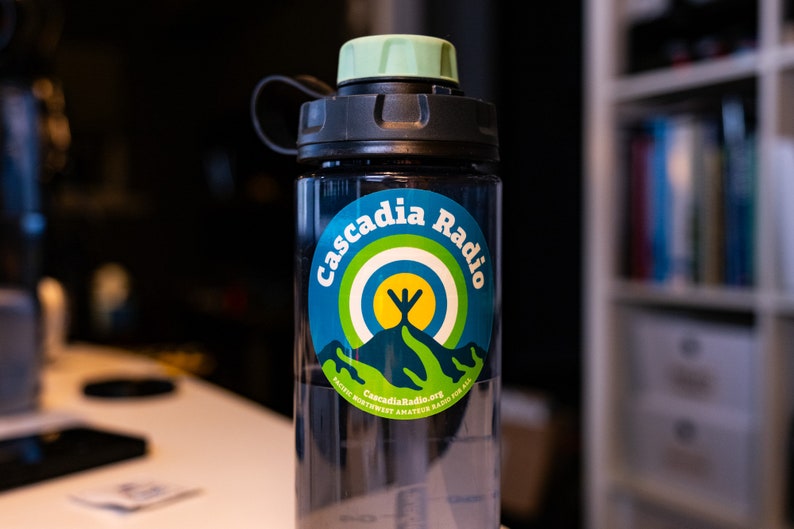 Cascadia Radio Sticker - Etsy