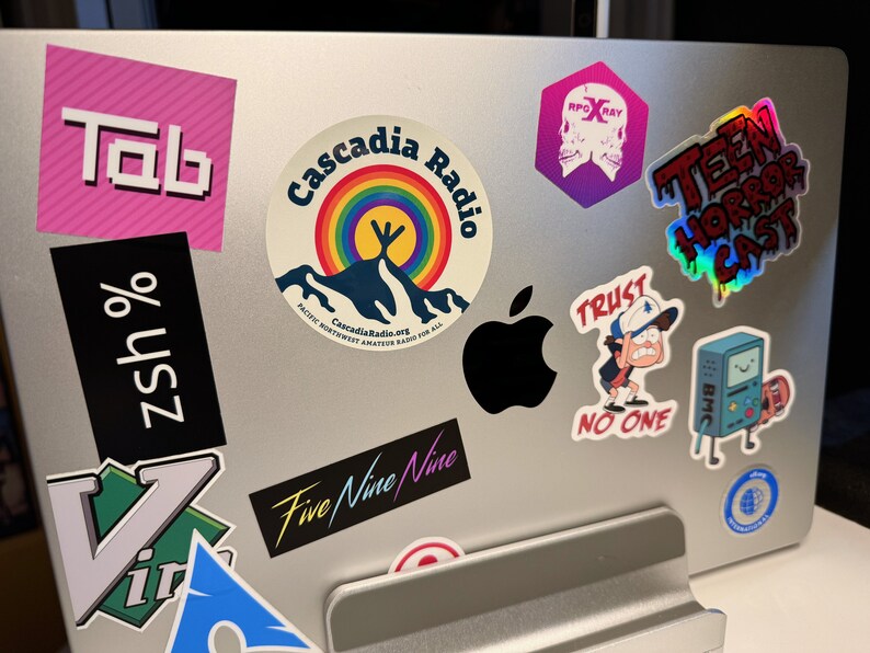 Cascadia Radio Sticker - Etsy