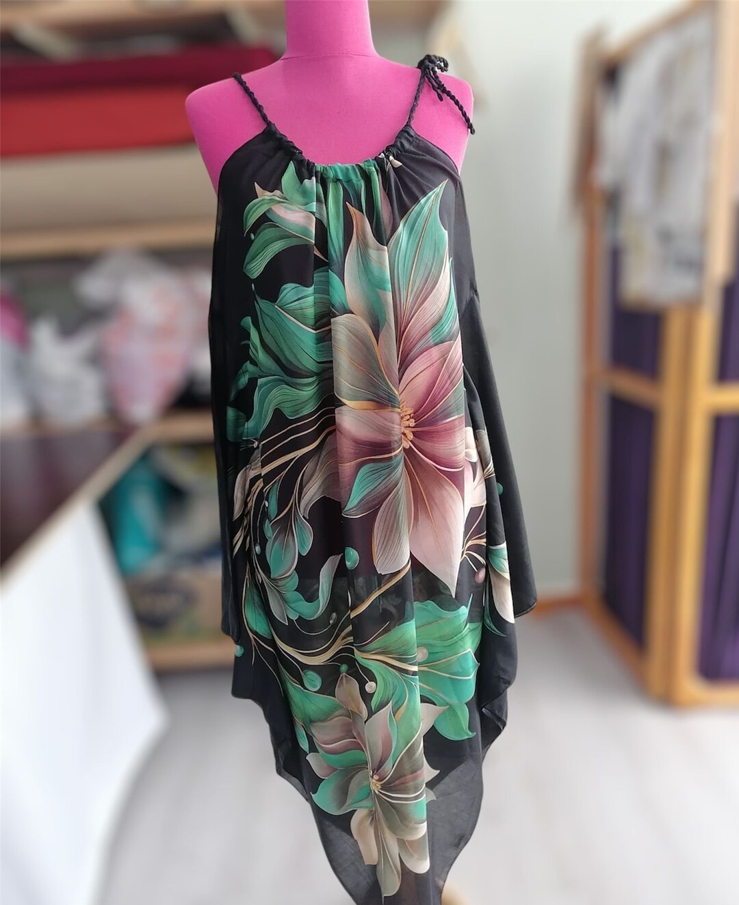 Flower Pattern Pareo,beach Sarong for Women Beach Scarves in Cotton ...