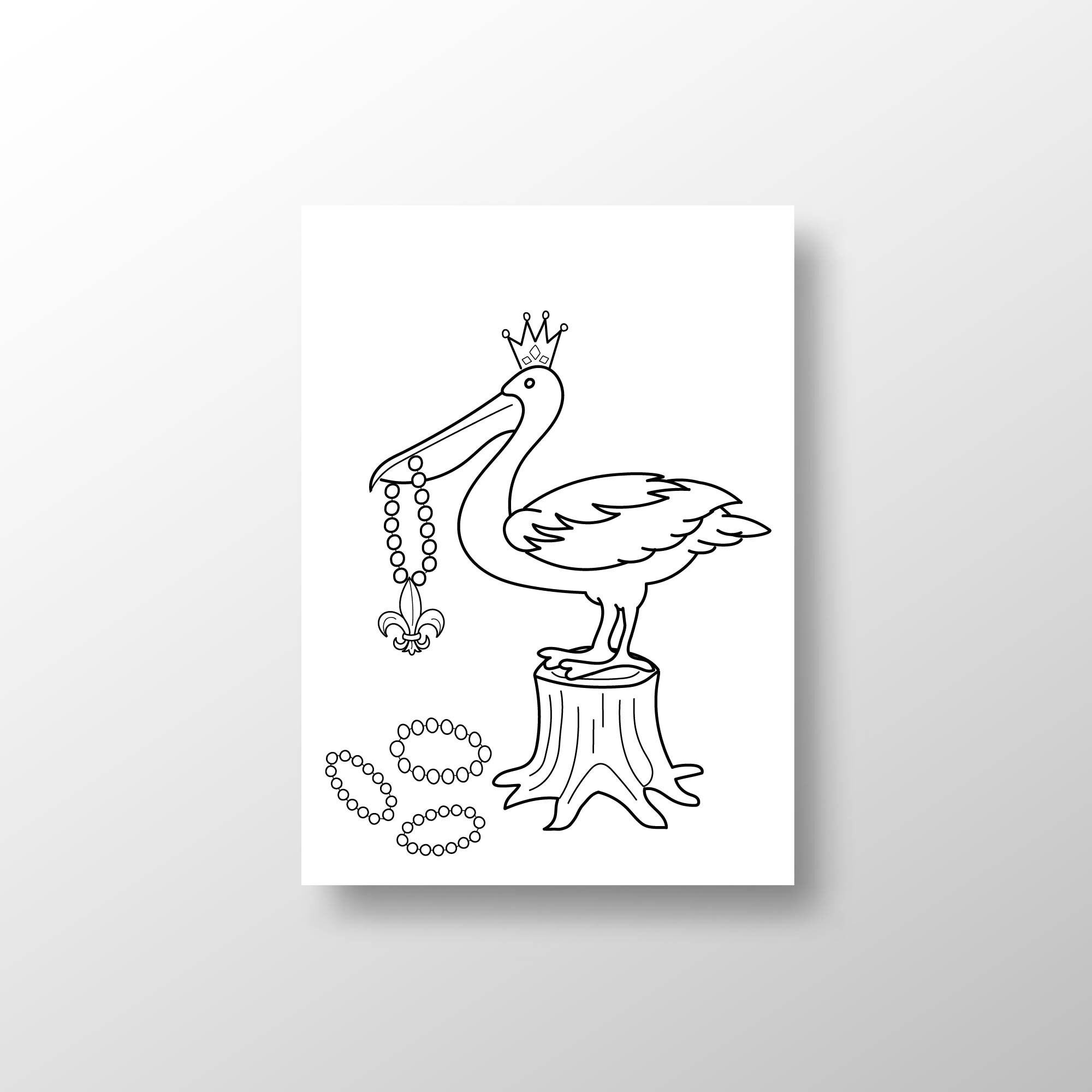 Mardi Gras Coloring Page / Sheet Bundle - Etsy