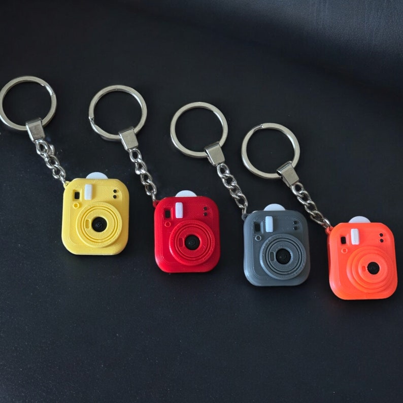 Keychain Mini Camera With Your Own Photo Customizable Unique Gift ...