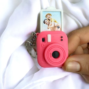 Custom Mini Camera Keychain With Personalized Photo, Unique Gift for ...