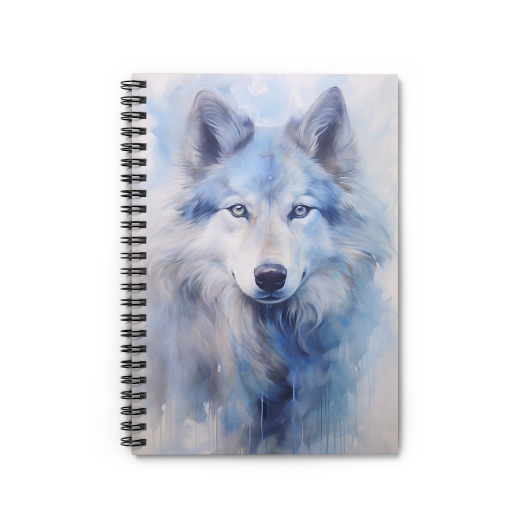 Spiral Notebook: Wolf - Etsy