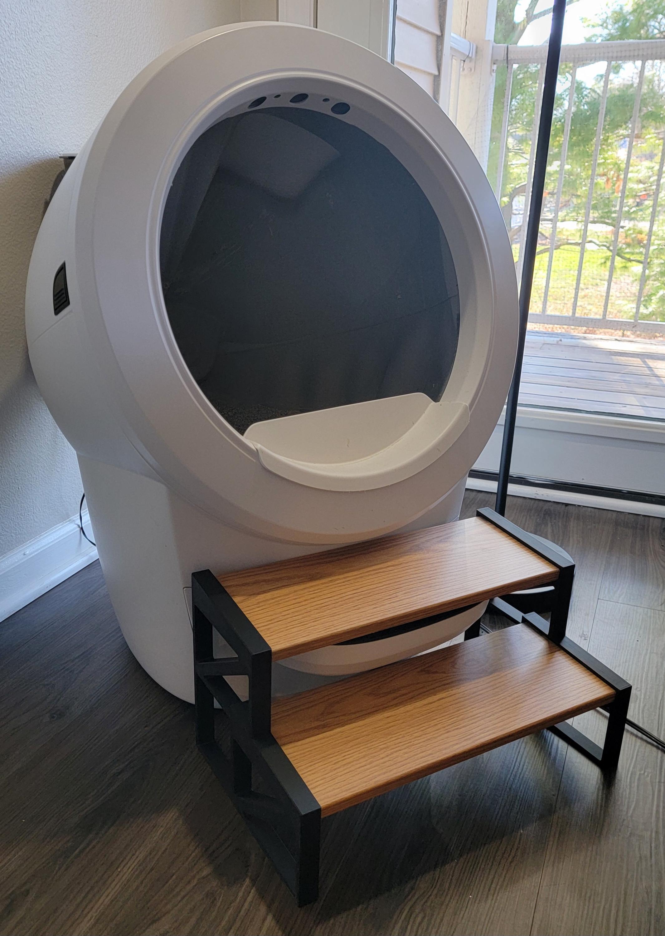 Litter Robot 4 Steps Square multiple Wood & Color Options Works With ...