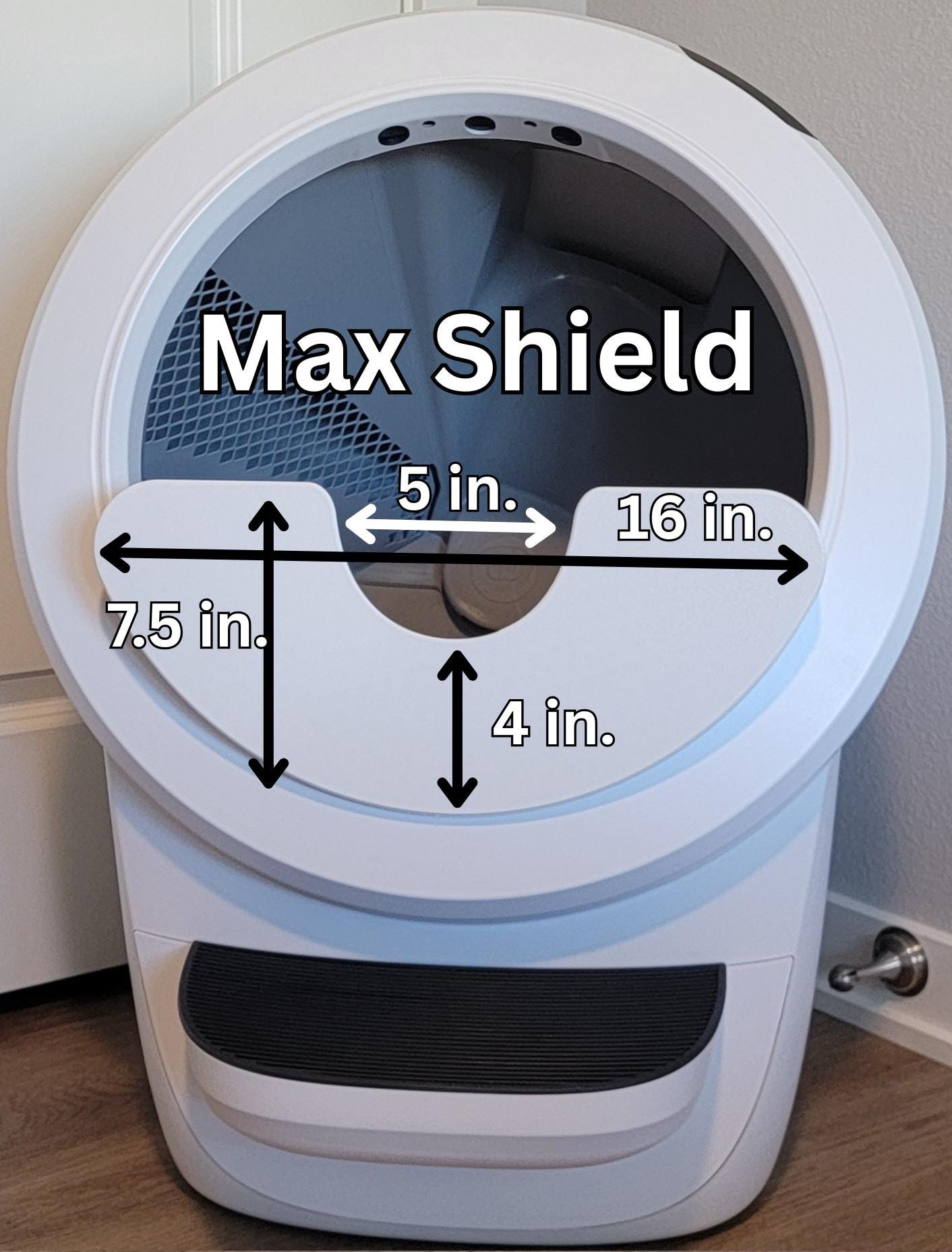 All Max Shield Options for Litter-robot 4 : Anti-flicking, One-piece ...