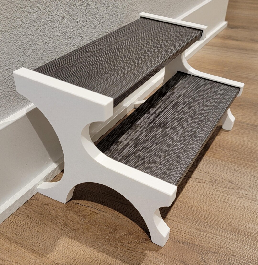 Pet Stairs: Cat Ramp for Any Litter Box - Multiple Wood & Color Options ...