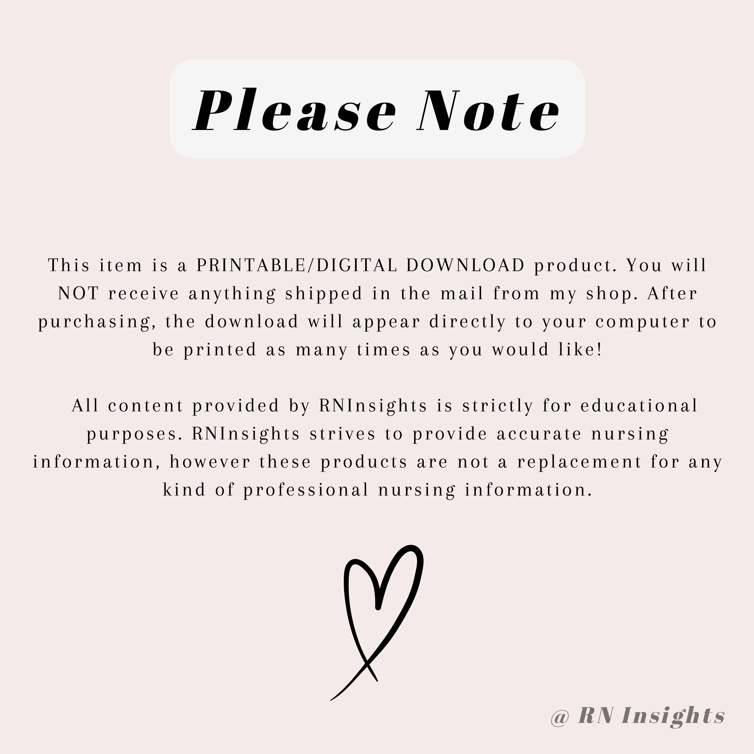 Blood Flow of the Heart Review Nursing School & NCLEX Prep Guide - Etsy