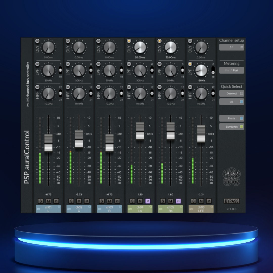 Audio Plugin PSP Auralcontrol VST3, VST, AAX Lifetime for Windows ...