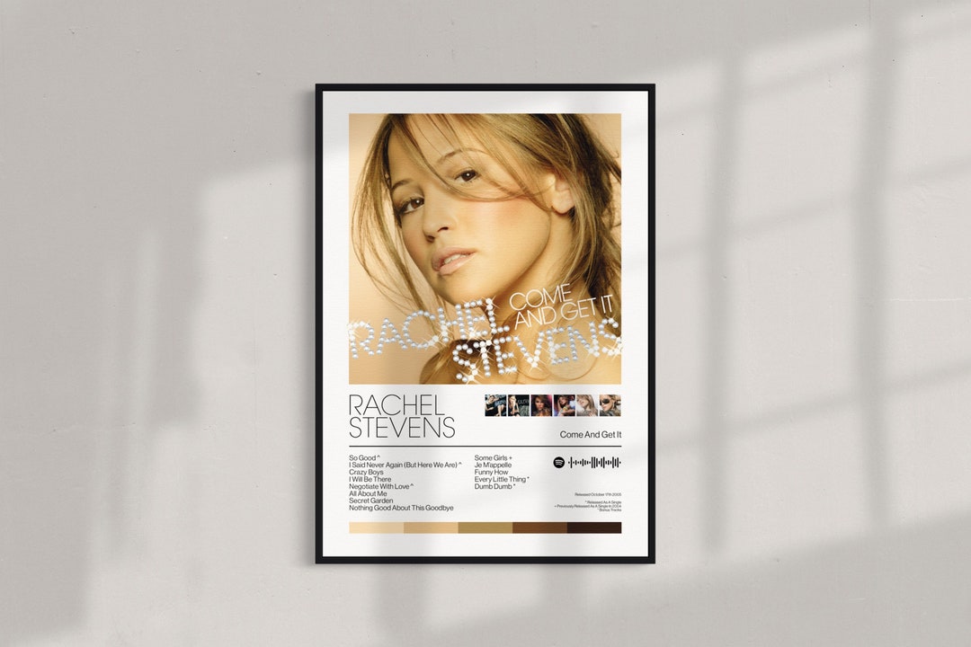 Rachel Stevens - Come and Get It Album Wall Art | High Quality Music ...